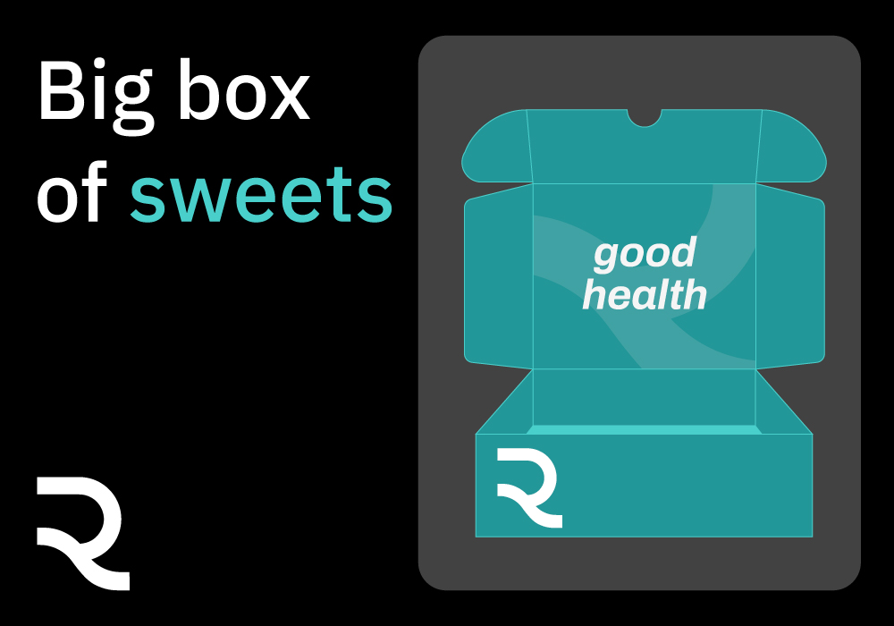 Big box of sweets